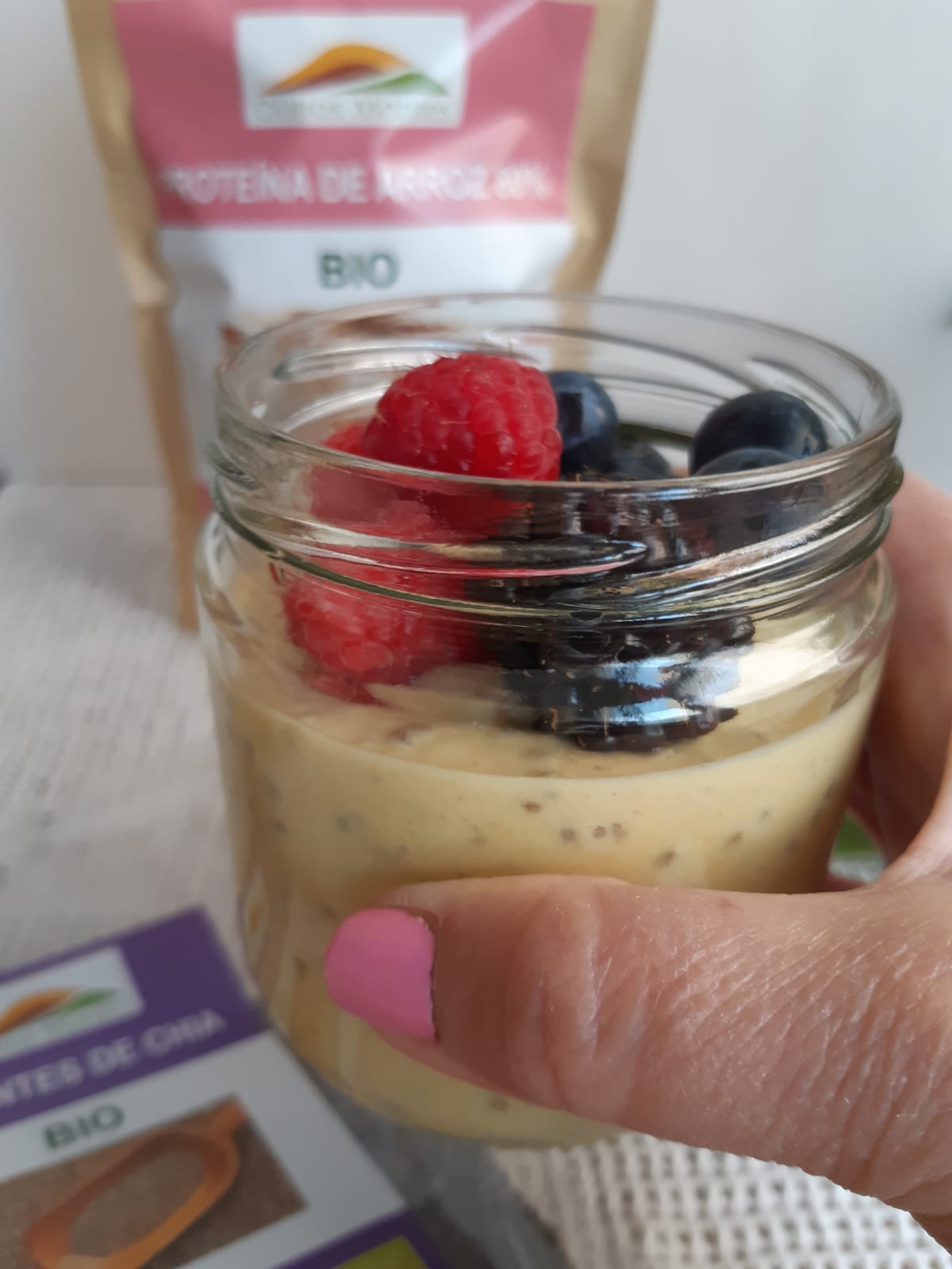 Pudim Proteico de Chia, Laranja e Amoras | Blog Outros Montes Pudim Proteico de Chia, Laranja e Amoras | Blog Outros Montes